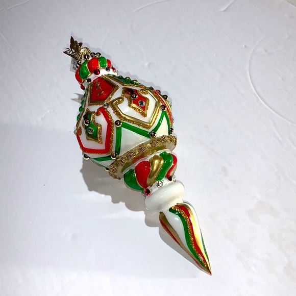 Neiman Marcus | Holiday | Neiman Marcus 6 Drop Ornament With Festive ...